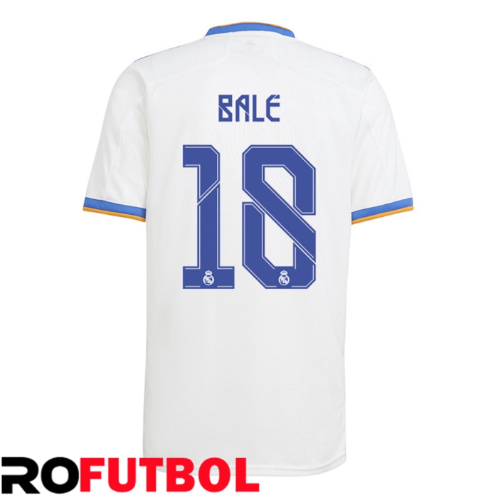 Compra De Primera Camiseta Real Madrid GARETH BALE 18 Blanco 2021/2022 ...